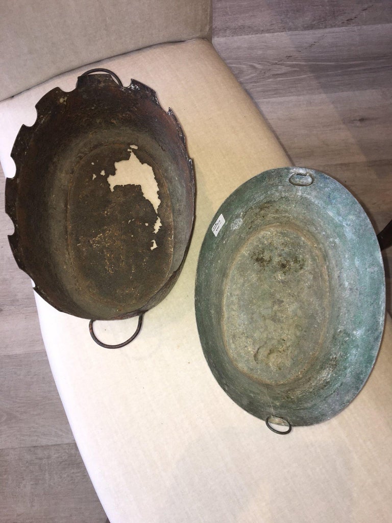 Empire Red and Gilt Decorated Tole Verriere 'Monteith' at 1stDibs