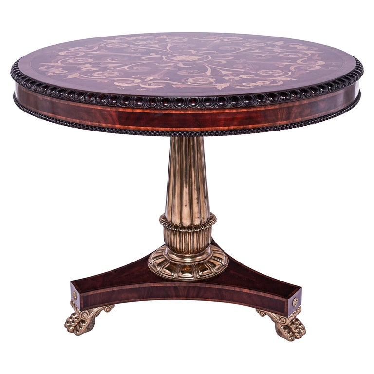 Round Empire Table at 1stDibs