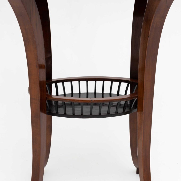 Oval Empire Sewing Table with Thread Inlays, circa 1810 For Sale at 1stDibs