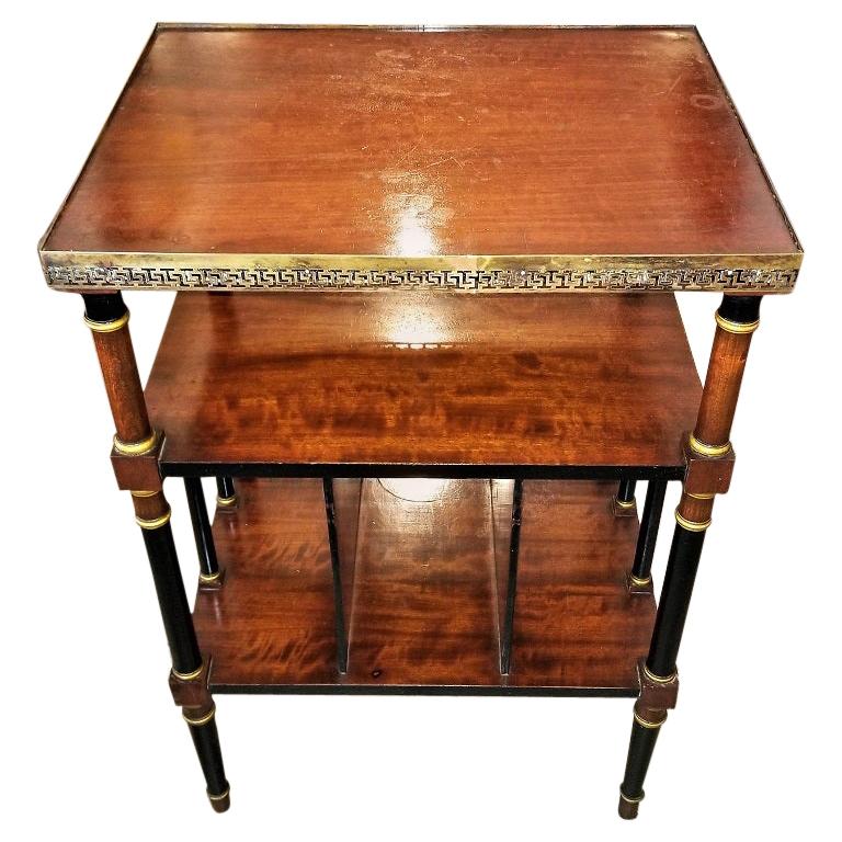 Empire Style Canterbury Side Table at 1stDibs