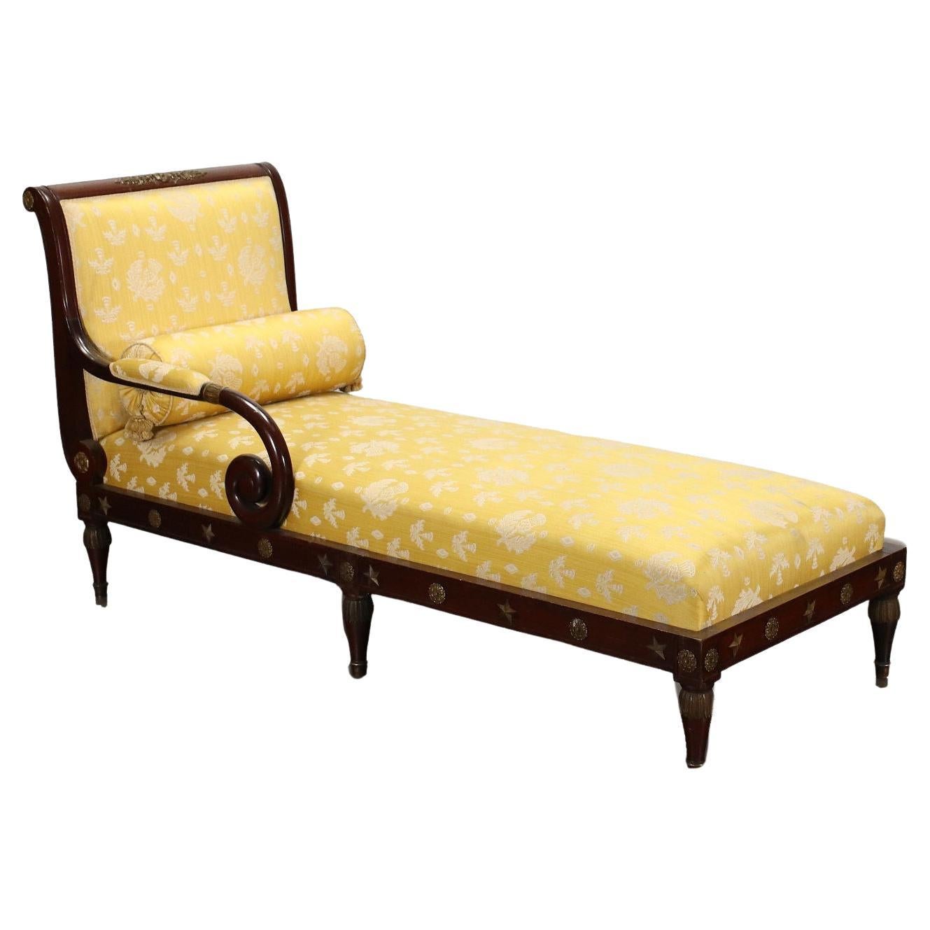 Regal Mahogany Empire Style French Antique Daybed at 1stDibs