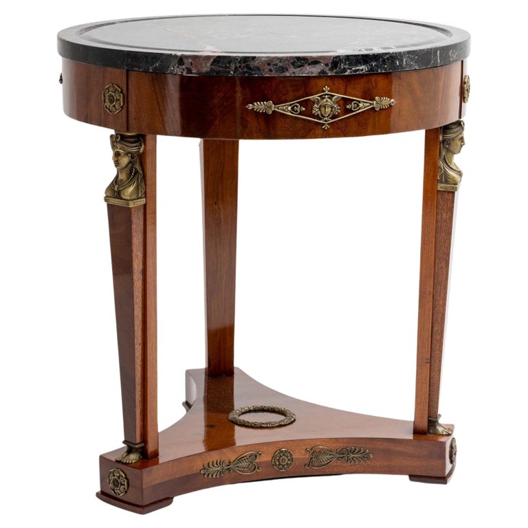 Empire-Style Gueridon, 2nd Half 19th Century For Sale at 1stDibs