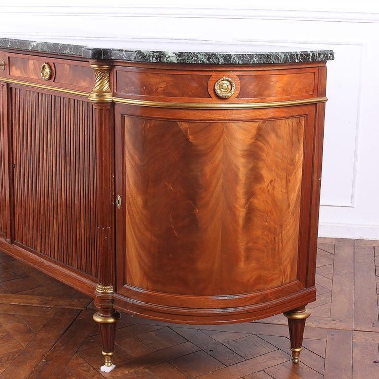 Empire-Style Marble-Top Sideboard at 1stDibs