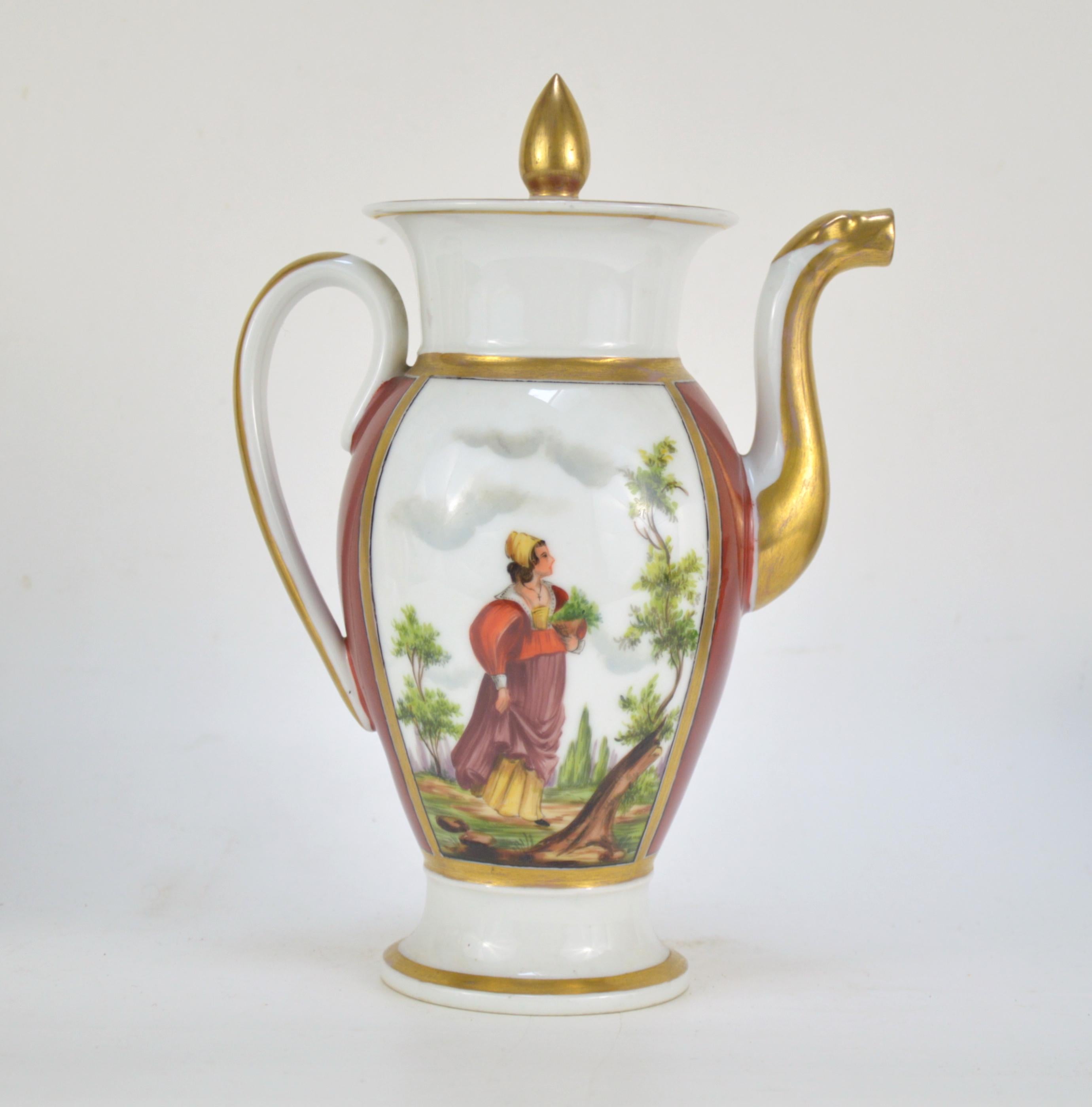 Empire Style Porcelaine Tea and Coffee Service For Sale at 1stDibs ...