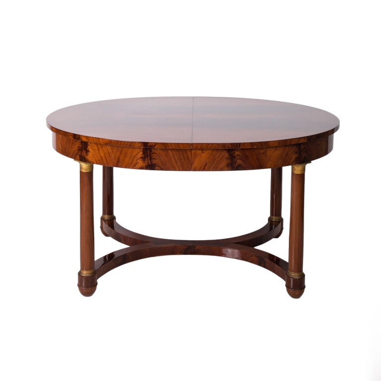 Empire Style Round Extendable Table, France, 19th Century at 1stDibs