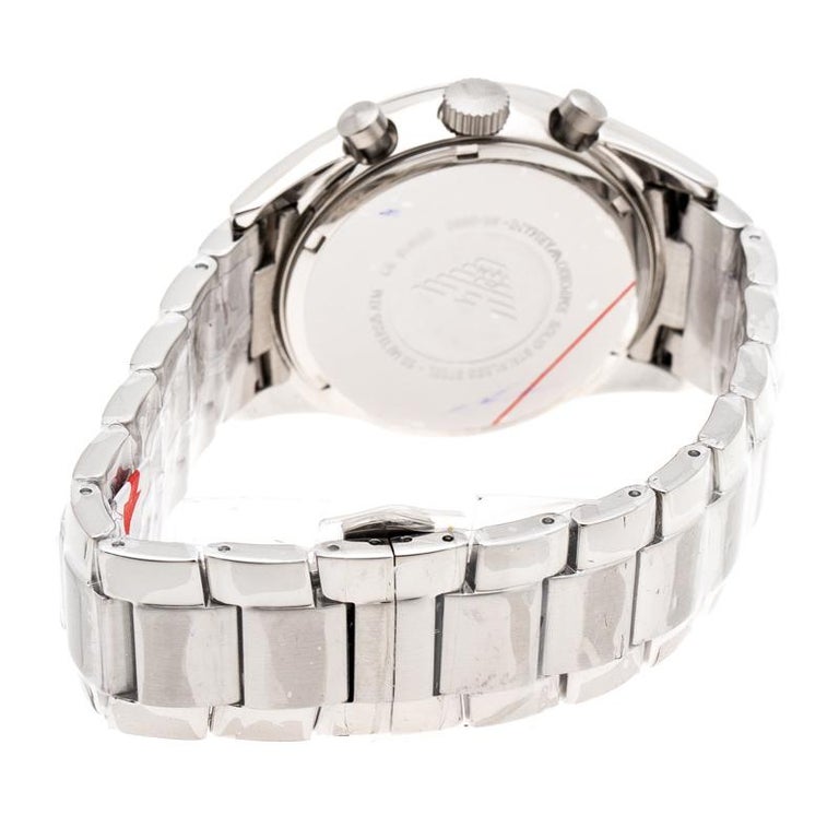 Emporio Armani Black Stainless Steel AR5980 Men's Wristwatch 43 mm For ...