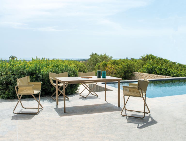 Emu-Tex and Steel EMU Snooze Director's Chair For Sale at 1stDibs