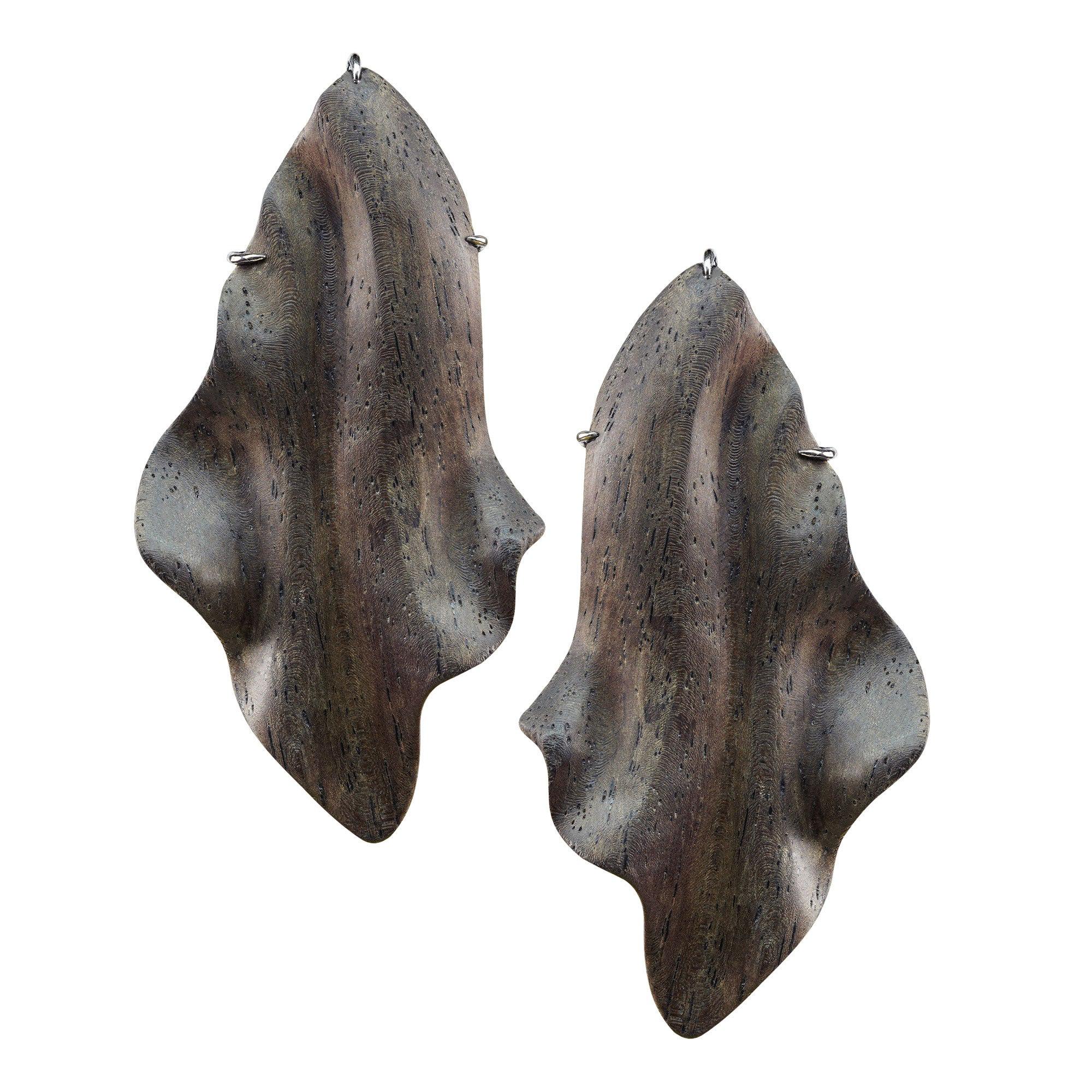 Enairo Green Titanium Drop Earrings For Sale at 1stDibs