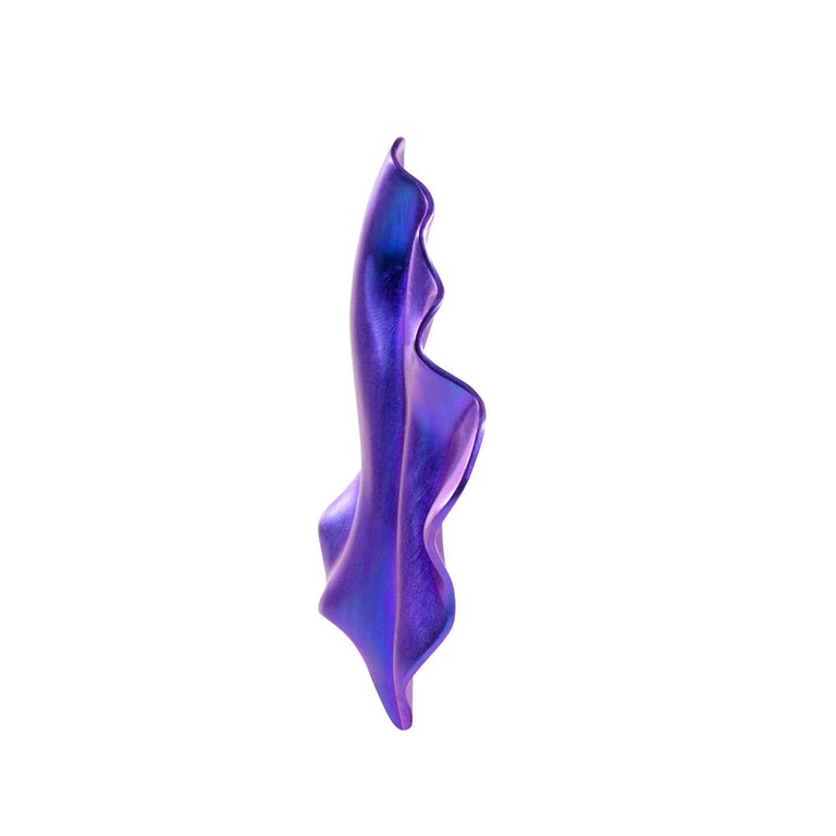 Enairo Purple Titanium Drop Earrings For Sale at 1stDibs