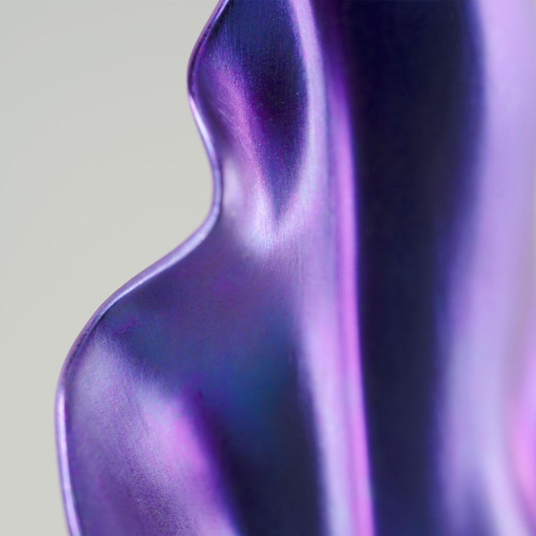 Enairo Purple Titanium Drop Earrings For Sale at 1stDibs