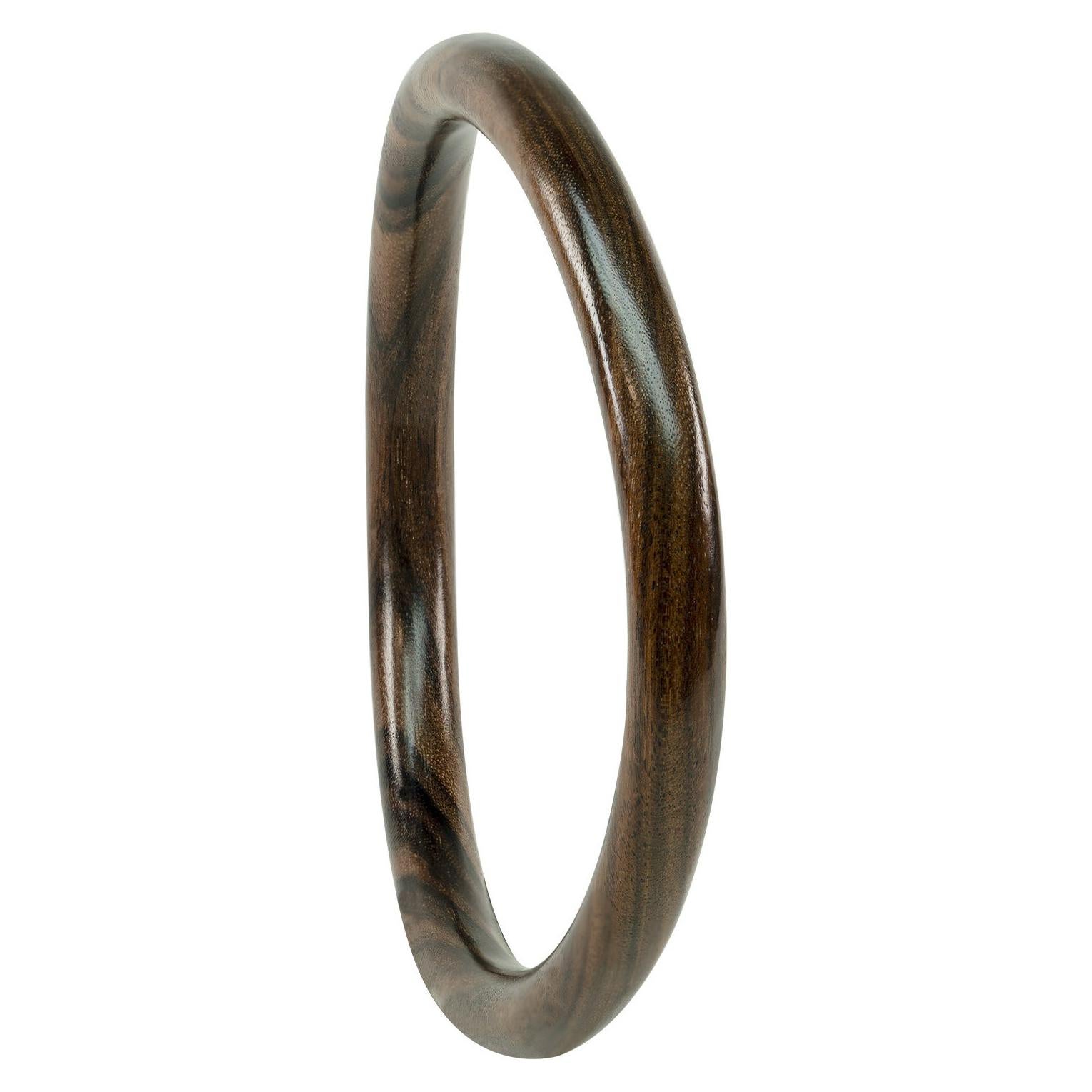 A Pair of Ivory, Gold and Rosewood Bangles at 1stDibs