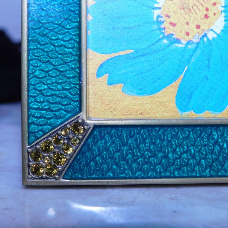 Enamel and Swarovski Crystal Jay Strongwater Frame from the Leland ...