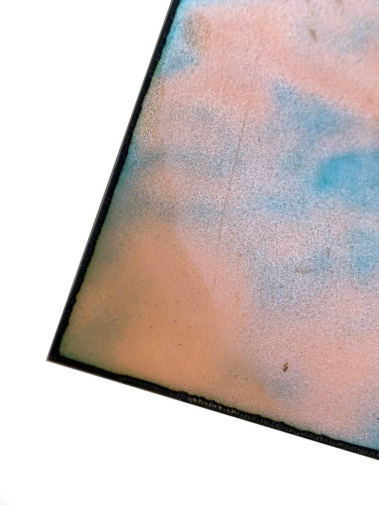 Enamel Plaque of a Woman by Phyllis Wallen For Sale at 1stDibs