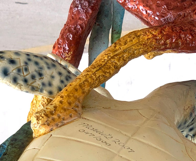 Enameled Bronze Sea Turtle Coffee Table For Sale at 1stDibs | sea ...