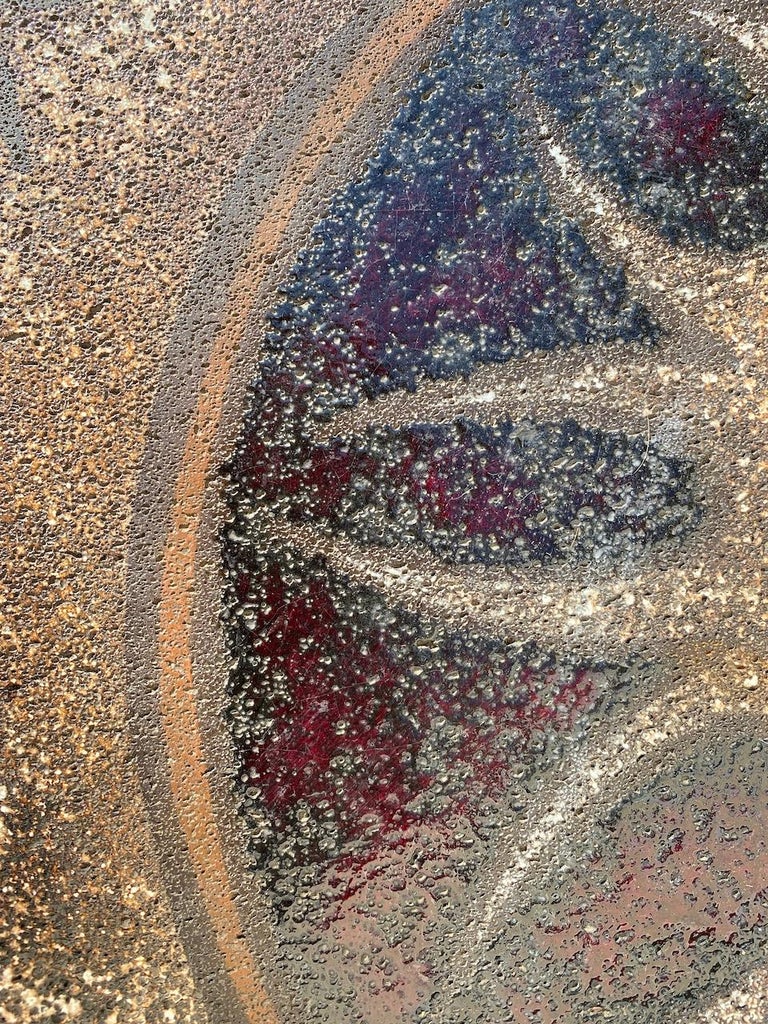 Enamelled Lava Coffee Table in the Style of Max and Dominique Picard ...