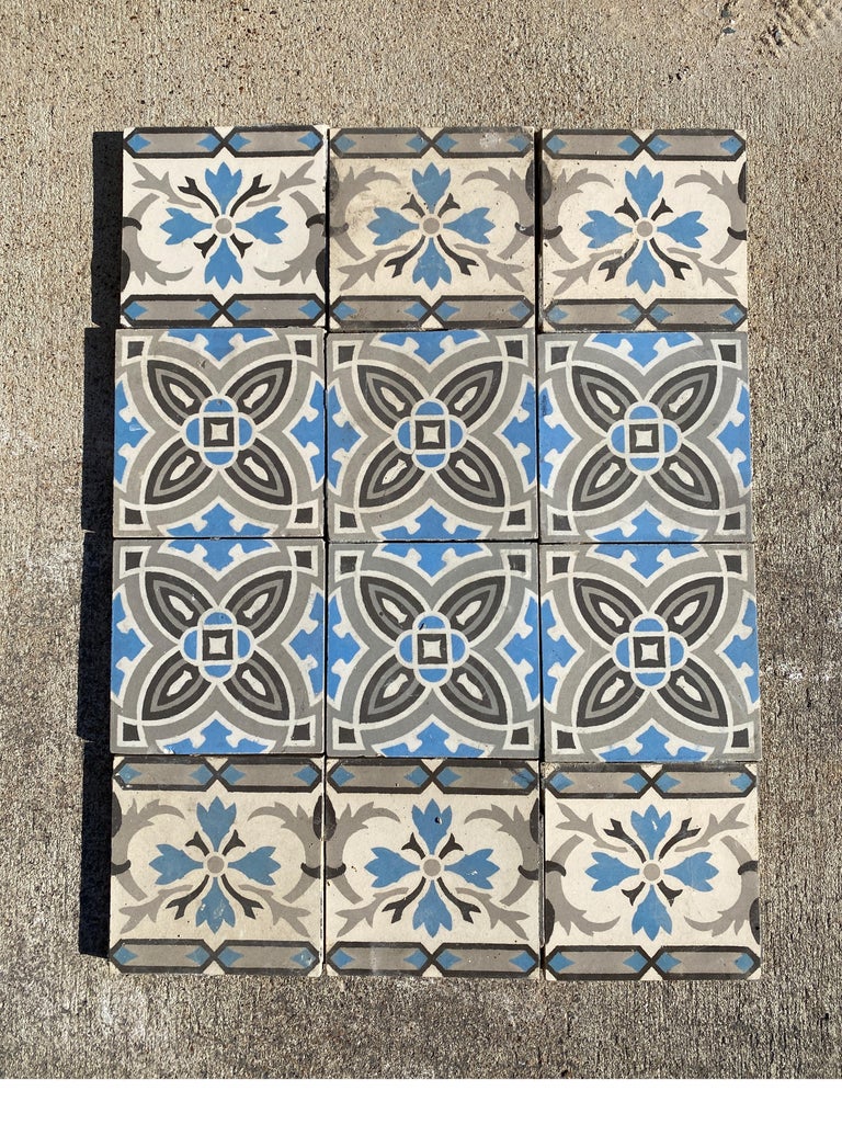 Encaustic Tiles For Sale at 1stDibs | encaustic tiles for sale, grey ...