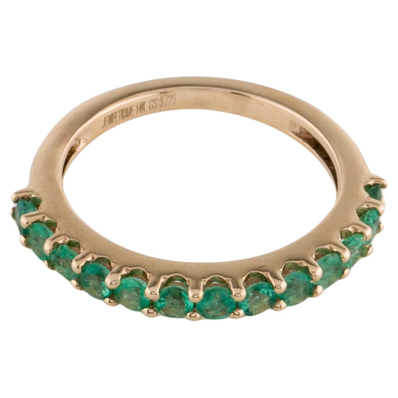 Enchanted Forest Ferns Emerald Ring For Sale at 1stDibs