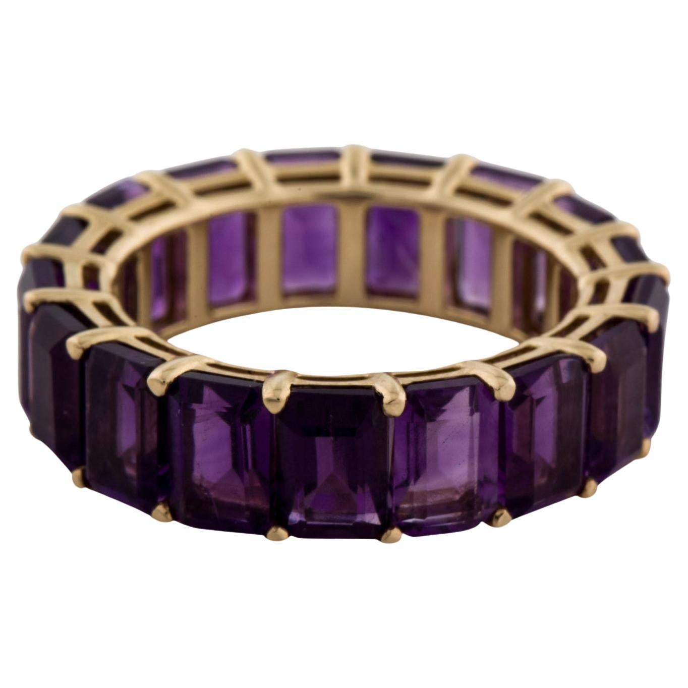 "Enchanted Lavender African Amethyst Ring in 14k Yellow Gold" For Sale ...