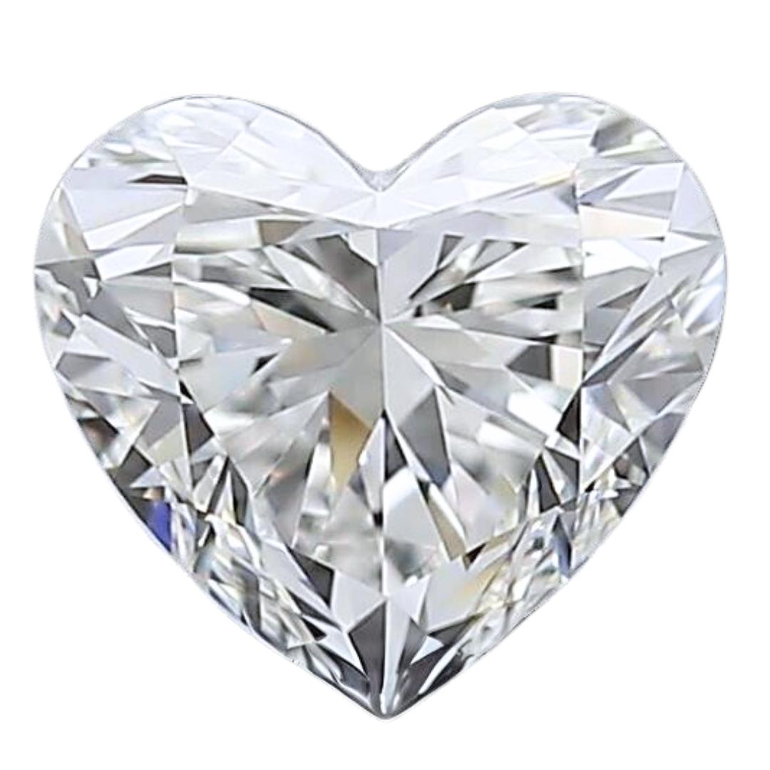 Enchanting 0.53ct Ideal Cut Heart-Shaped Diamond - GIA Certified For ...