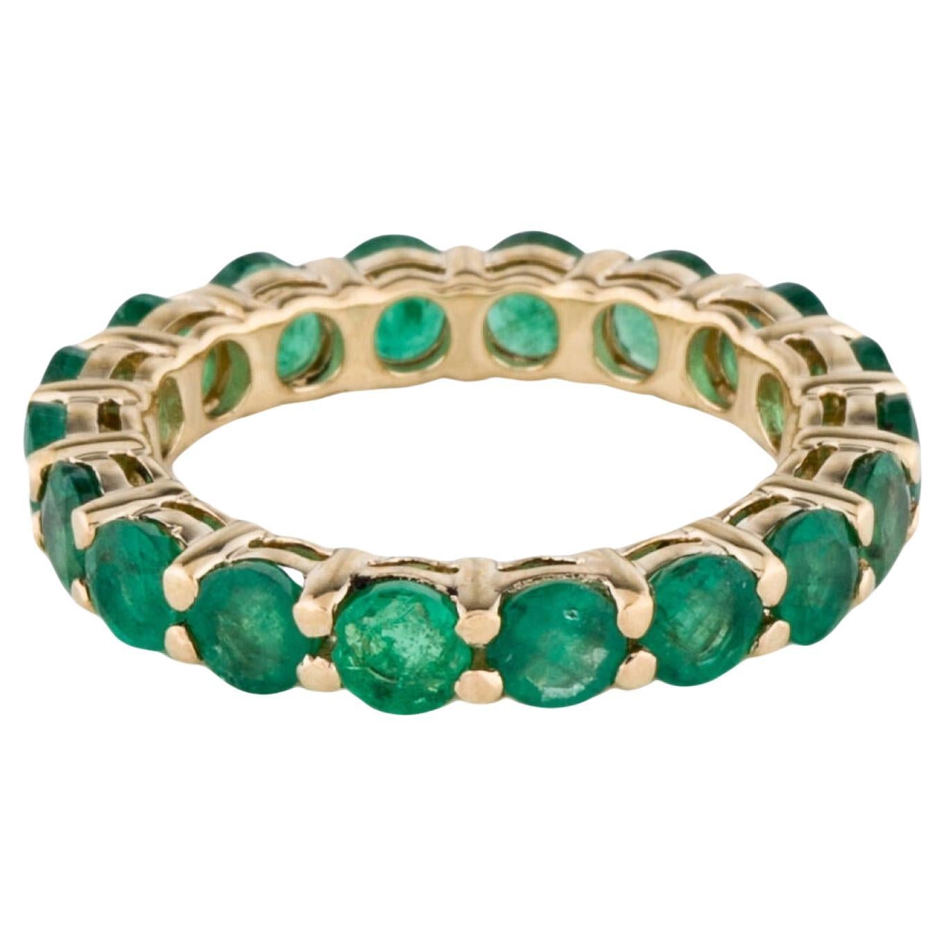 "Enchanting Forest Ferns Emerald Ring - A Tribute to Nature's Elegance ...