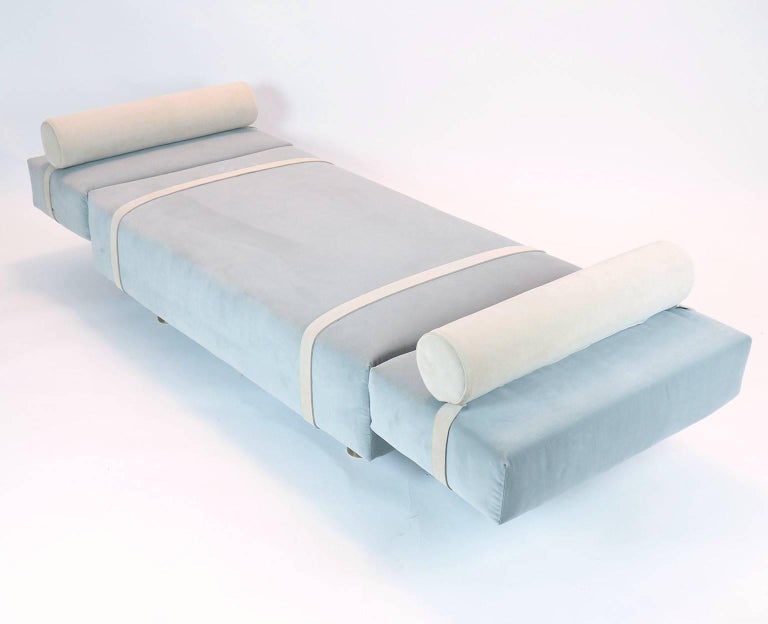 Enchanting Velvet Daybed with Suede Cushions by Arch. Mario Loreti ...