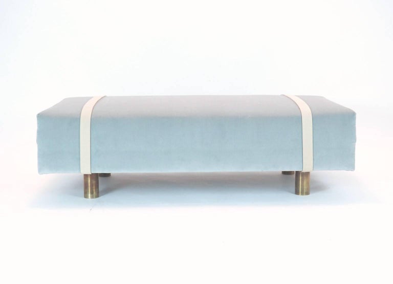 Enchanting Velvet Daybed with Suede Cushions by Arch. Mario Loreti ...
