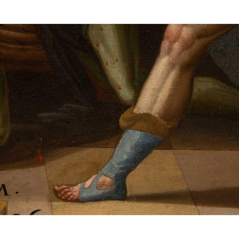 End of 16th Century Flagellation Roman school Painting Oil on Canvas at ...