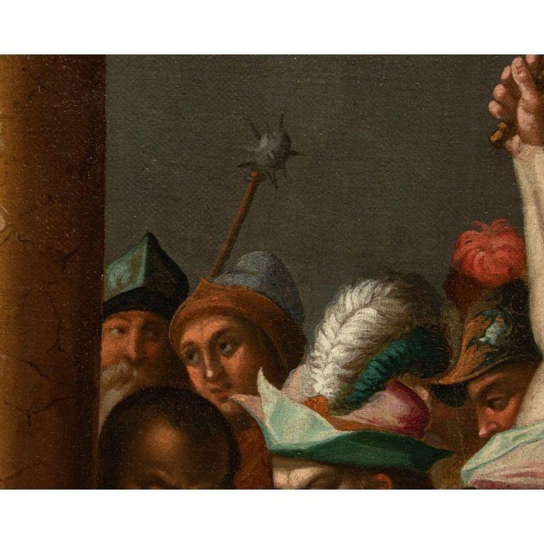 End of 16th Century Flagellation Roman school Painting Oil on Canvas at ...