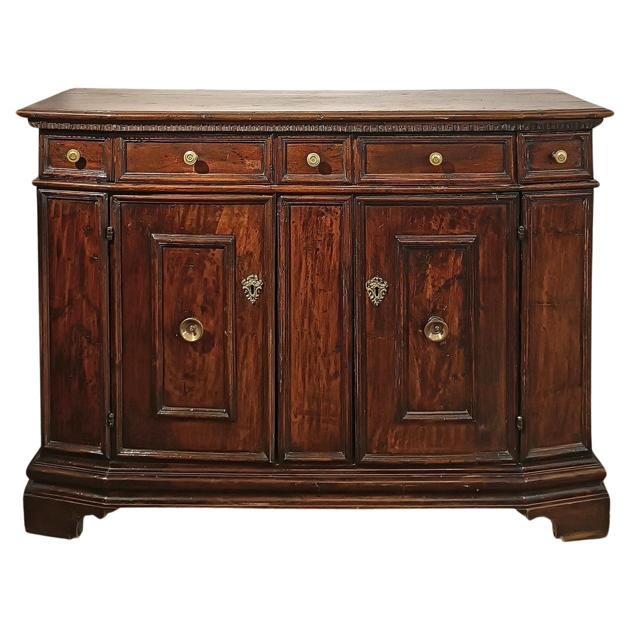 16th Century Period Renaissance Tuscan Walnut Credenzino For Sale at ...