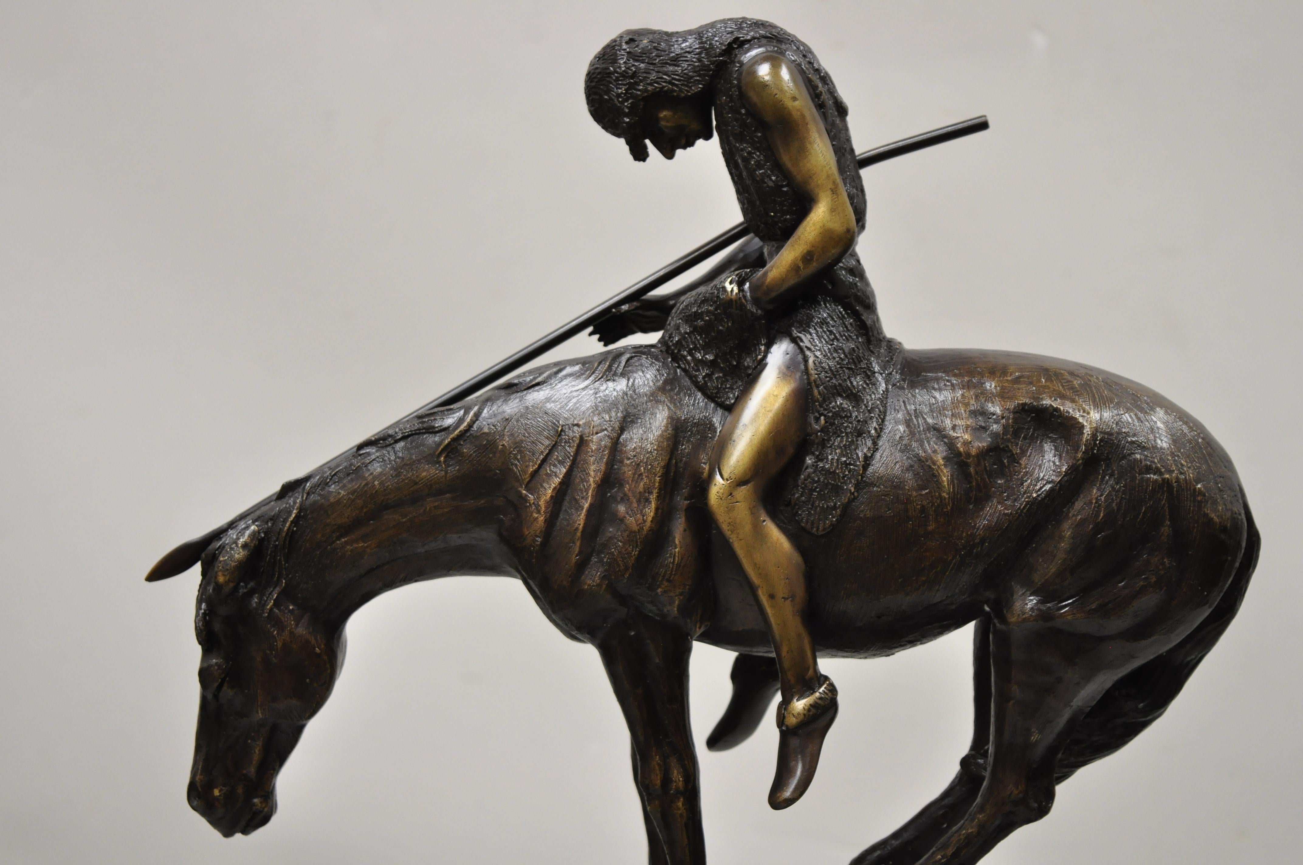 End of the Trail James Earl Fraser Sculpture Bronze Marble Statue ...