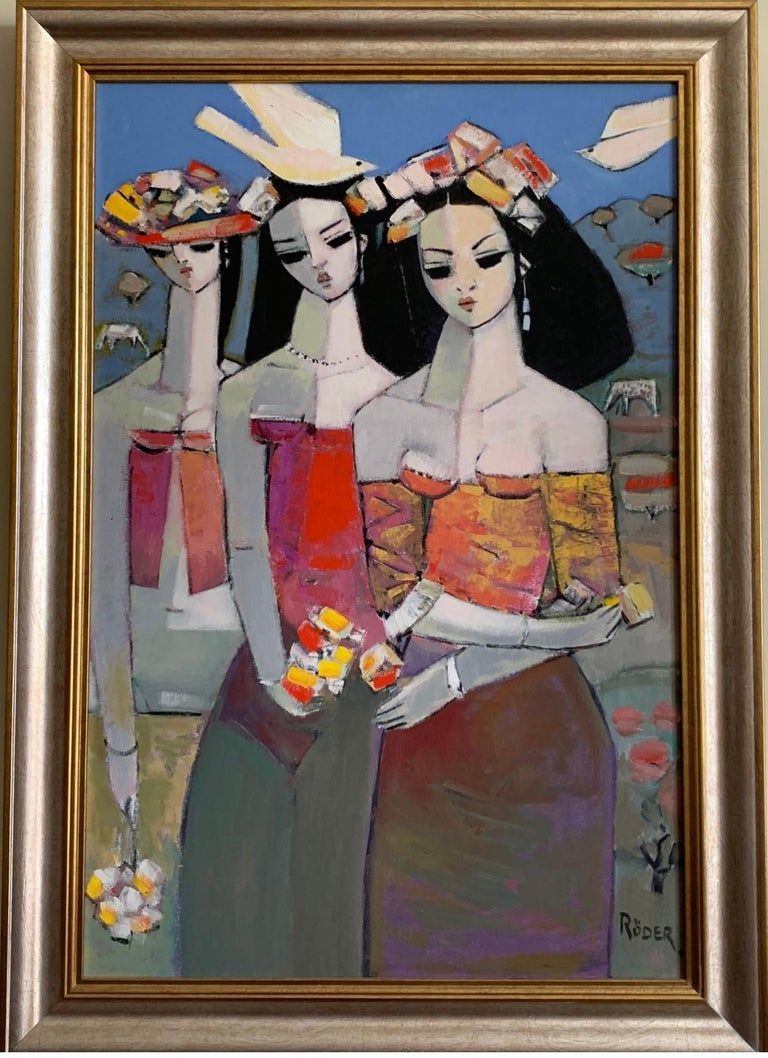 Endre Roder - Whitebird by Endre Roder For Sale at 1stDibs