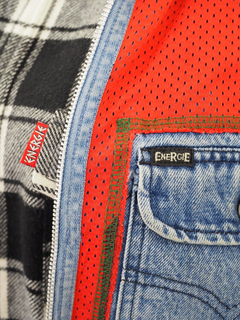 Energie multicoloured shirt jacket For Sale at 1stDibs