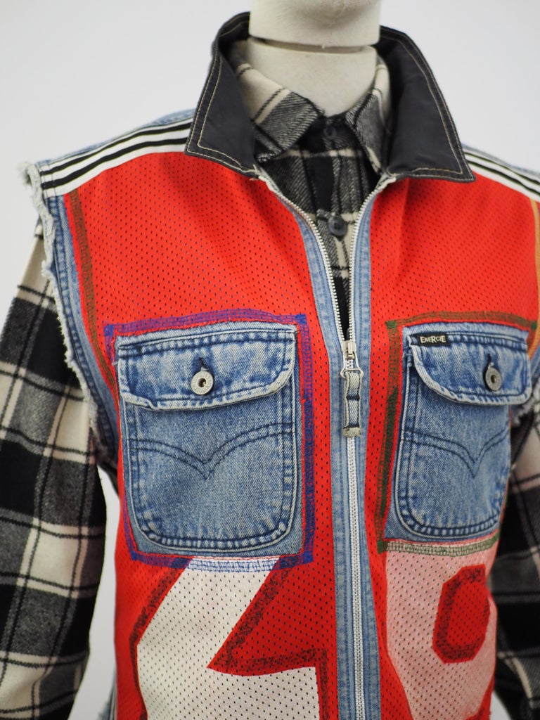 Energie multicoloured shirt jacket For Sale at 1stDibs