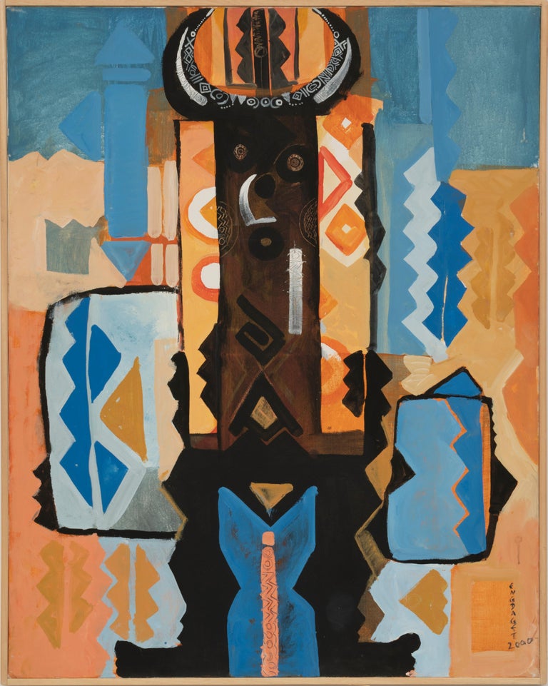 Engdaget Legesse - Untitled, African art, Ethiopia, Abstract Art ...