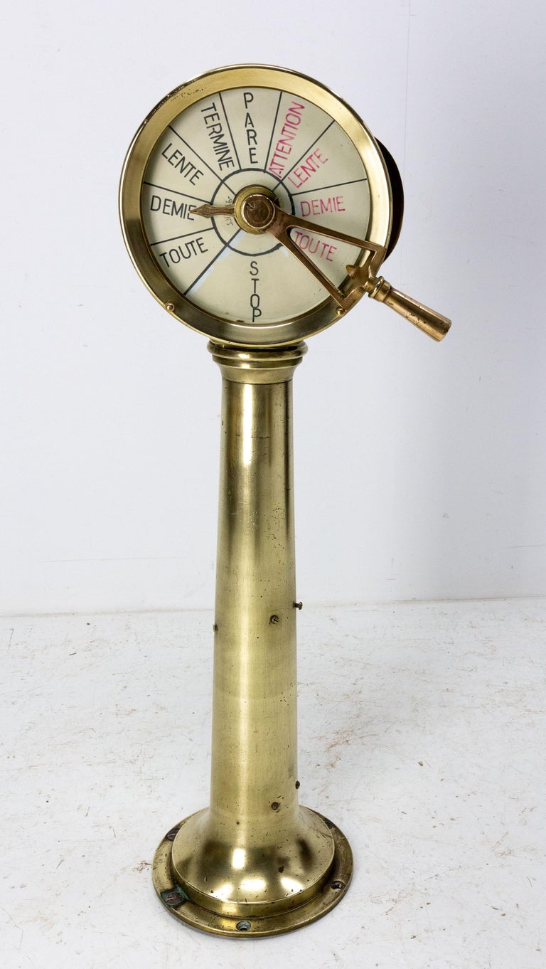 Engine Order Telegraph in the Chadburns Style, England Late 19th ...