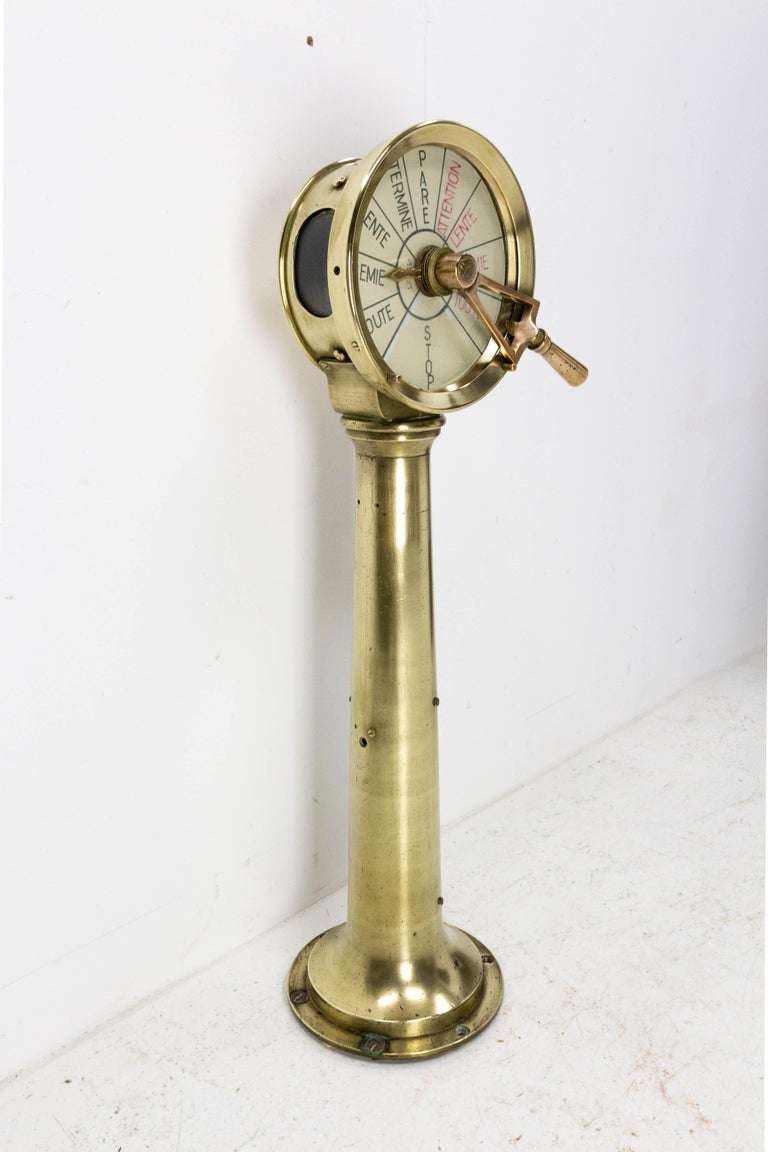 Engine Order Telegraph In The Chadburns Style England Late 19th