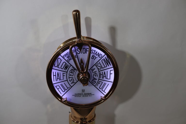 Engine Order Telegraph by Durkee at 1stDibs
