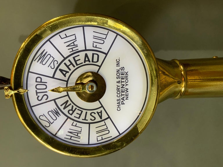 Engine Order Telegraph from a Yacht For Sale at 1stDibs
