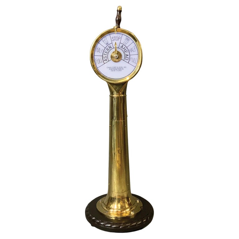 Engine Order Telegraph from a Yacht For Sale at 1stDibs