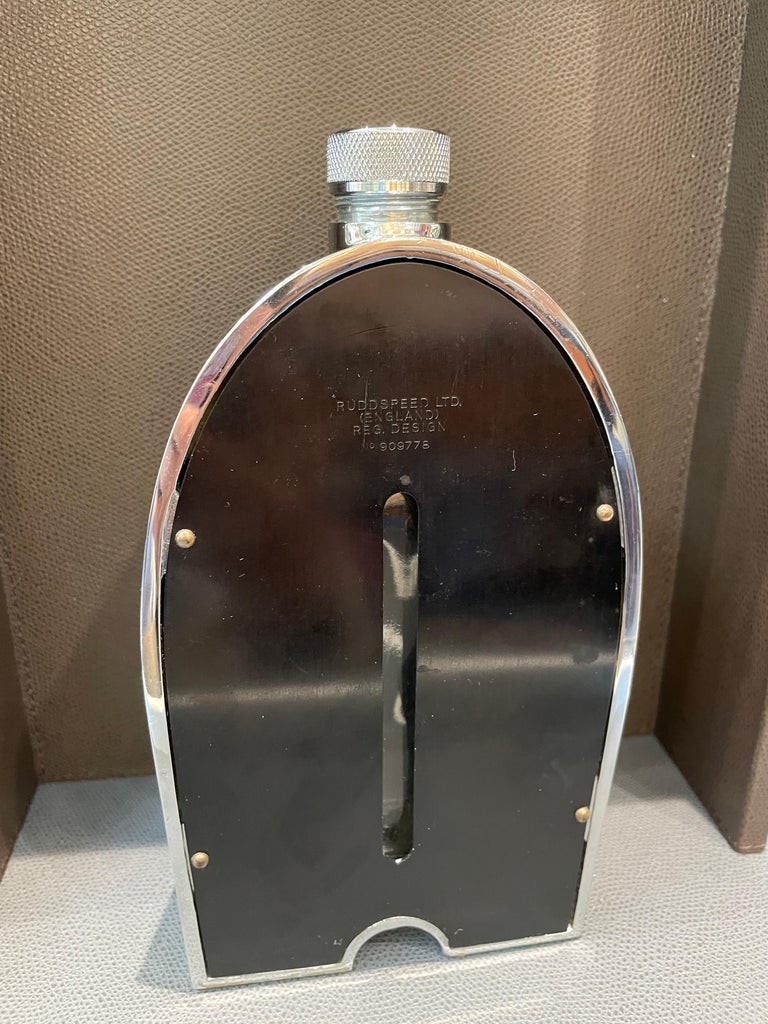 England 1960s Vintage Rare Ruddspeed Polished Chrome Bugatti Decanter ...