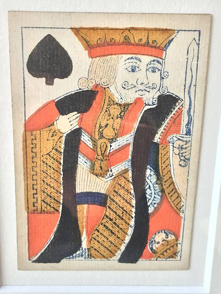 English 18th Century Playing Cards For Sale at 1stDibs