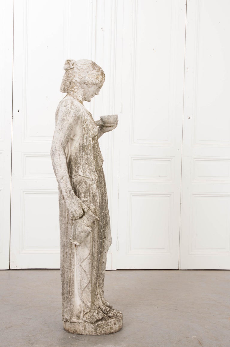 English 19th Century Classical Statue of Hebe at 1stDibs