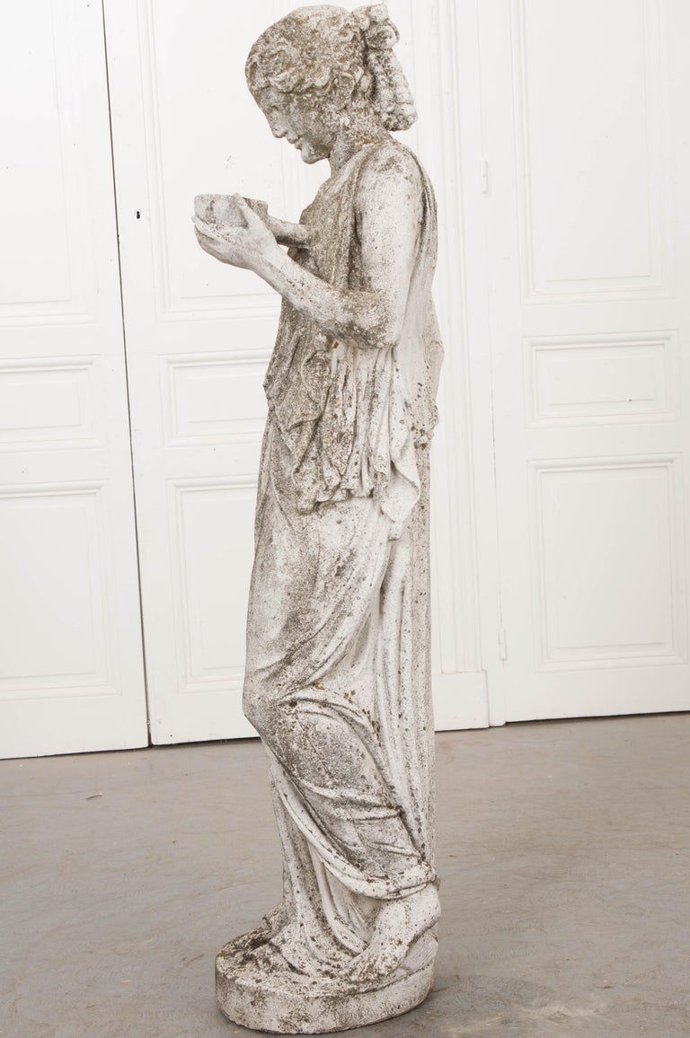 English 19th Century Classical Statue of Hebe at 1stDibs