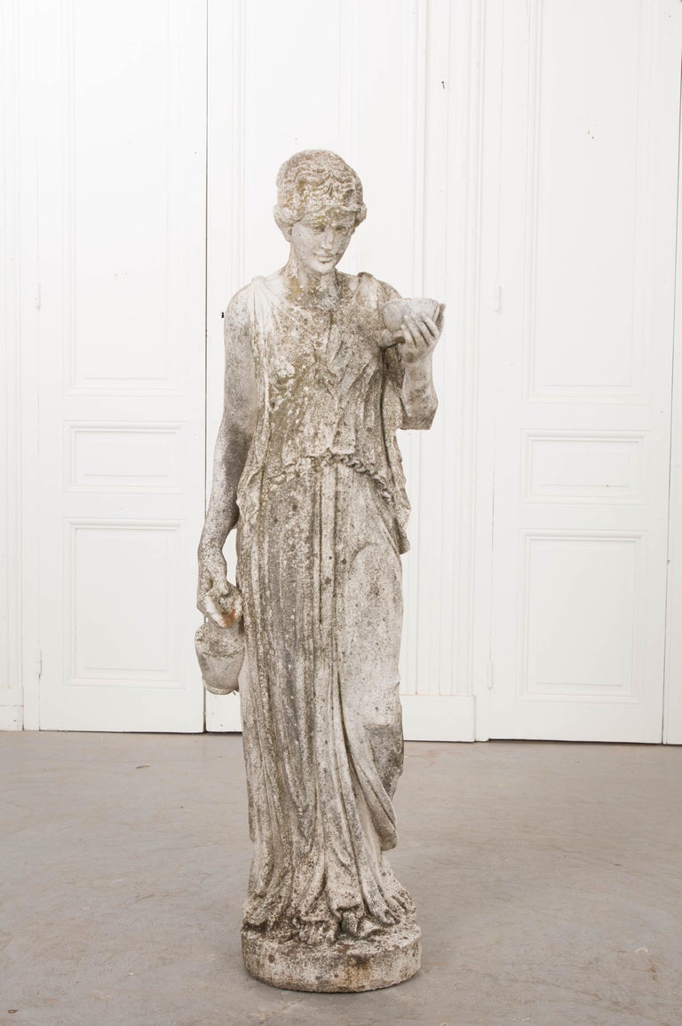 English 19th Century Classical Statue of Hebe at 1stDibs