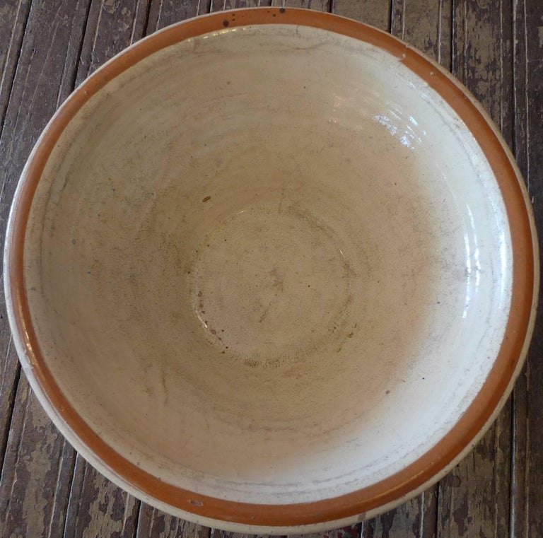 English 19th Century Earthenware Pancheon Bowl at 1stDibs