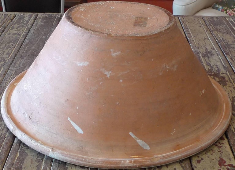 English 19th Century Earthenware Pancheon Bowl at 1stDibs