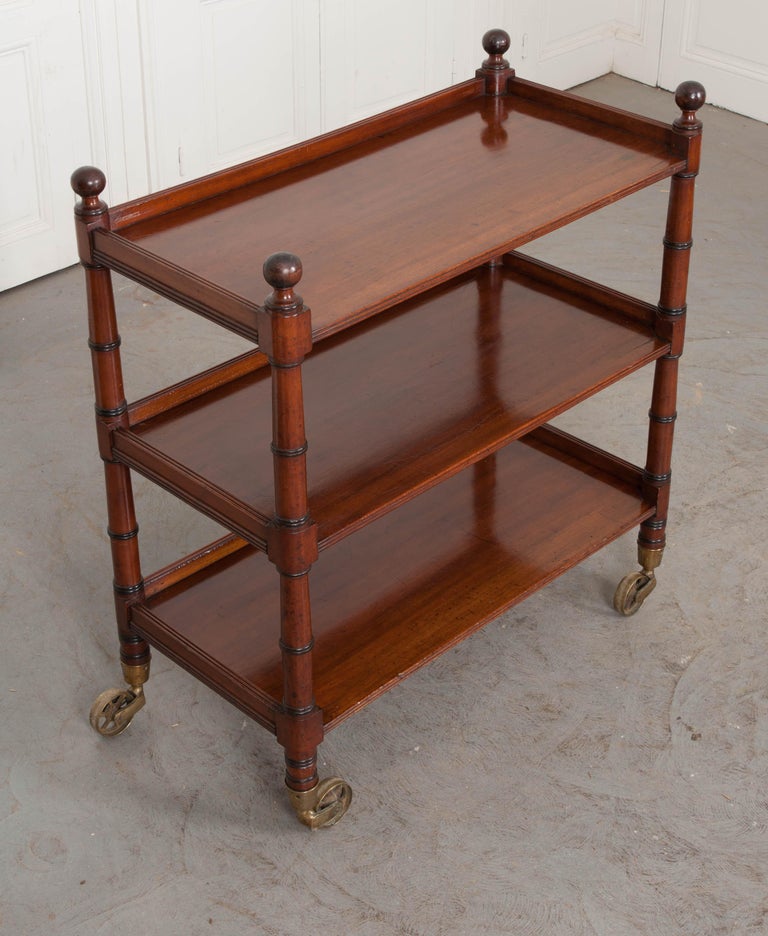 English 19th Century Mahogany Trolley at 1stDibs