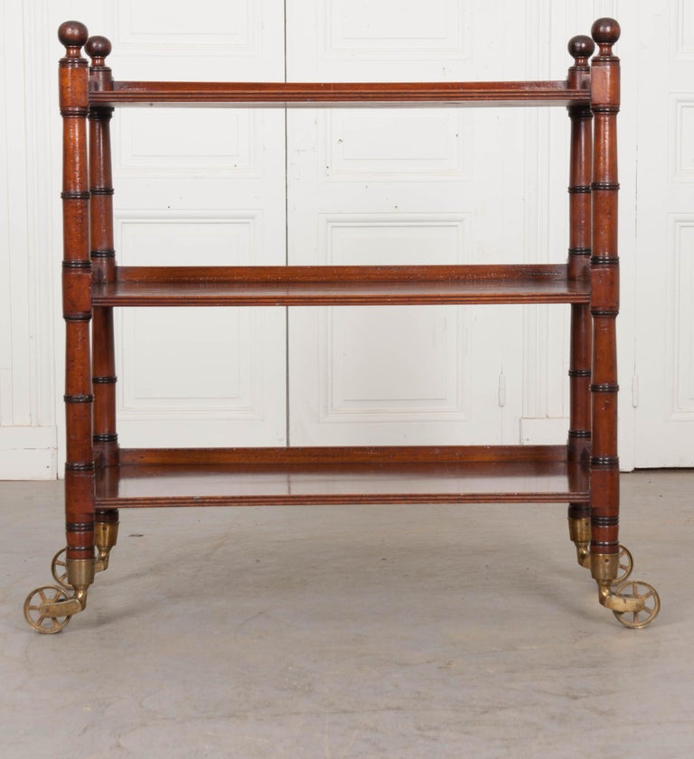 English 19th Century Mahogany Trolley at 1stDibs