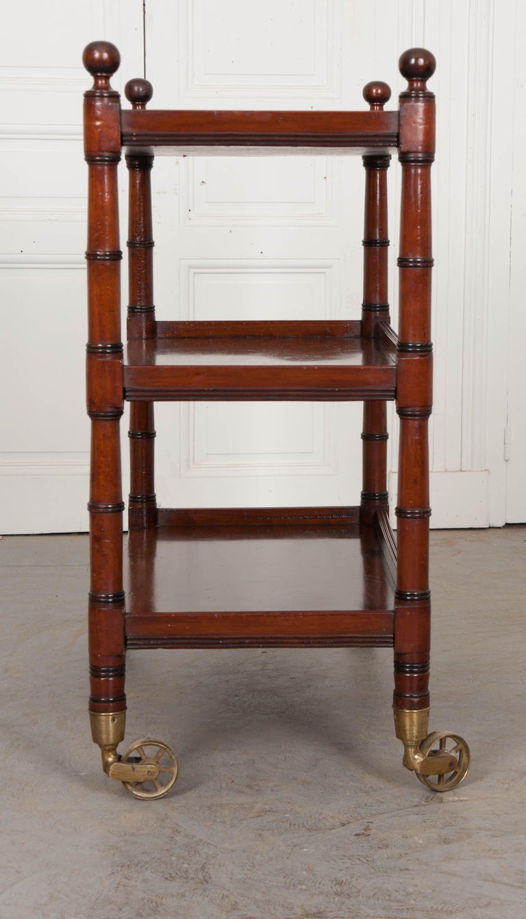 English 19th Century Mahogany Trolley at 1stDibs