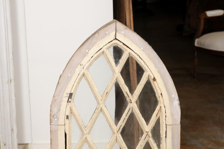 English 19th Century Gothic Revival Broken Arch Church Window with ...
